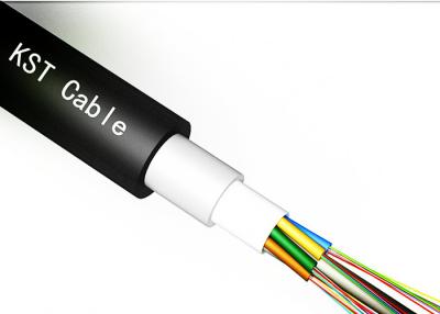 China 144 Core Direct Burial Fiber Optic Cable Aluminum Tape Fiber Optic Bundle Cable for sale