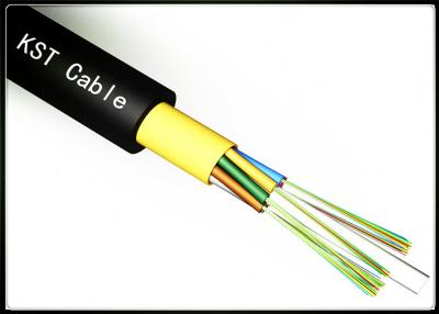 China 12 Core Underground Fiber Optic Cable Multimode With FRP Strength Member for sale