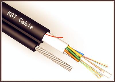 China 48 Core Sm Direct Buried Figure 8 Fiber Optic Cable , Fiber Optic Bundle Cable for sale
