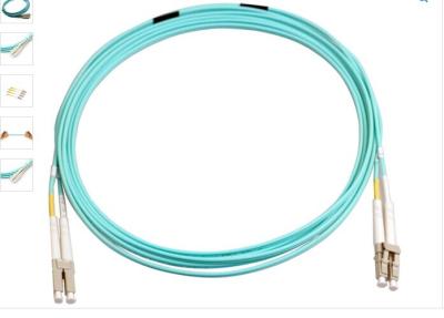 China Sc Lc 10 Gigabit Multimode Fiber Optic Patch Cables , Om3 Simplex Fiber Patch Cord for sale
