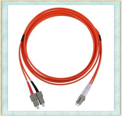 China Duplex Single Mode Fibe Optic Patch Cord With 2mm Diameter ST SC FC Connector for sale