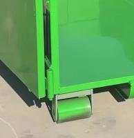 China Multi Purpose Hook Lift Skip Bin Fireproof Weatherproof Roll On Roll Off Dumpster Container for sale