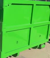 China Multi Purpose Hook Lift Skip Bin Fireproof Weatherproof Roll On Roll Off Dumpster Container for sale