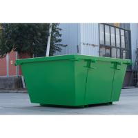 China Easy Load Metal Skip Bin 2CBM - 50CBM Mobile Skip Bin Trailer for sale