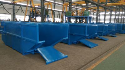 China Stackable Hook Lift Skip Bin Scrap Steel Metal Garbage Bin For Home Farm Construction for sale