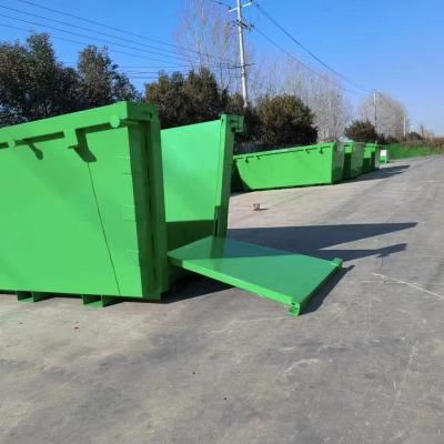 China 6 Cubic 6m Front Load Construction Trailer Dumpster Skip Bins Crap Metal Waste Management Bin for Home Use Scrap Metal Bin for sale