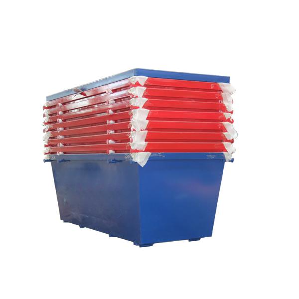 Quality Heavy-Duty Skip Bin for Construction Waste 4-5mm Floor for sale