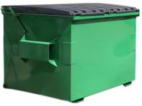 Quality Commercial Steel Front Lift Bin 1.5m3 To 6m3 Capacity Waste Collection Garbage for sale