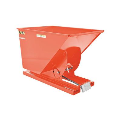 China Forklift Attachment Self Dumping Hopper Waste Scrap Metal Recycling Bin Dumpster for sale