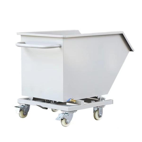 Quality Quick Release Steel Self Dumping Hopper Tipper Bin Zero Residual Waste Design for sale