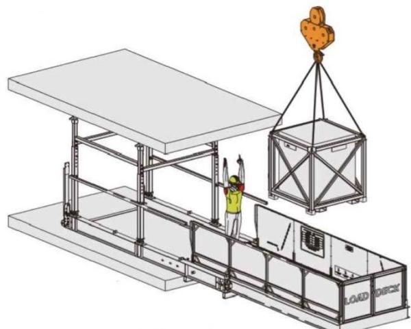 Quality High Rise Construction Work Platforms For Efficient Loading And Unloading for sale