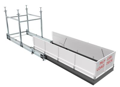 China Retractable Load Deck Platform Sand Blasting Epoxy Paint Loading Platform for sale