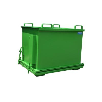 China Industrial Fork Lift Drop Box Dumpster Easy Opperation for sale