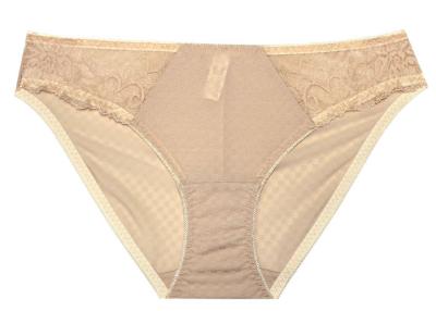 China Custom Made Stereo checkered Pretty Girls Bikinis Ladies Satin Panties for sale