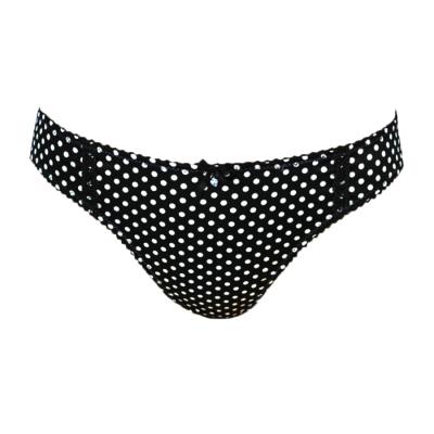 China Black Beauty Satin Dot Sexy T-shaped Trousers For Lady / Women for sale