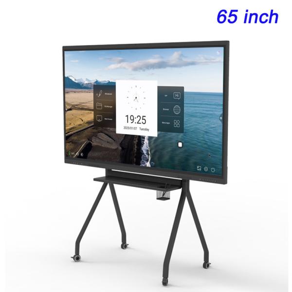 Quality Classroom 65 Inch Interactive LCD Touch Screen OEM 60Hz Lcd Teaching Board Dual for sale
