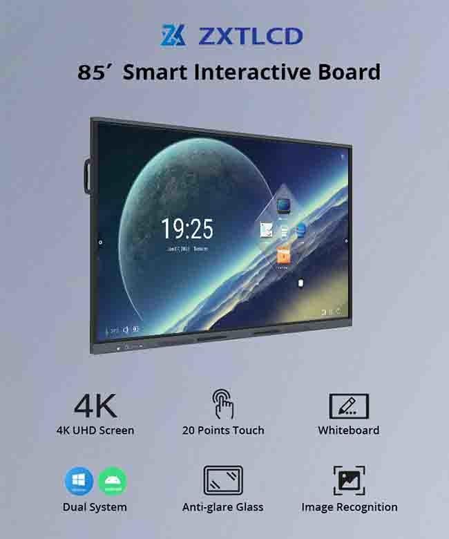 ROHS 85 Interactive Display side view showing ports