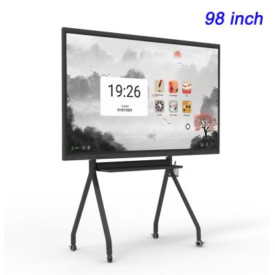 China Education Smart Interactive LCD Touch Screen 3840×2160 98Inch Lcd Whiteboard for sale