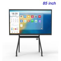China Pizarra Android 11 Interactive Flat Panel 85 Inch 4K UHD Display with 20-Point Multi-Touch for sale