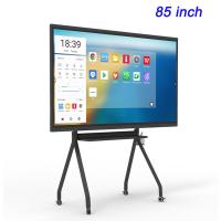 China Pizarra Android 11 Interactive Flat Panel 85 Inch 4K UHD Display with 20-Point Multi-Touch for sale