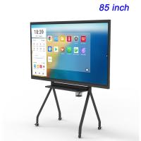 China Pizarra Android 11 Interactive Flat Panel 85 Inch 4K UHD Display with 20-Point Multi-Touch for sale