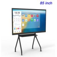 China Pizarra Android 11 Interactive Flat Panel 85 Inch 4K UHD Display with 20-Point Multi-Touch for sale