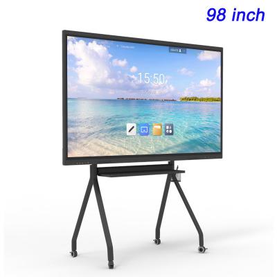 China UHD 4K Touch Screen Board For Teaching 98" Smart Interactive Flat Panels for sale