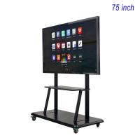 China 75 Inch 4K Interactive Whiteboard Smart Flat Panel 350cd/m² for Classroom Education for sale