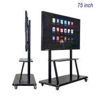 China 75 Inch 4K Interactive Whiteboard Smart Flat Panel 350cd/m² for Classroom Education for sale