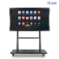 China 75 Inch 4K Interactive Whiteboard Smart Flat Panel 350cd/m² for Classroom Education for sale