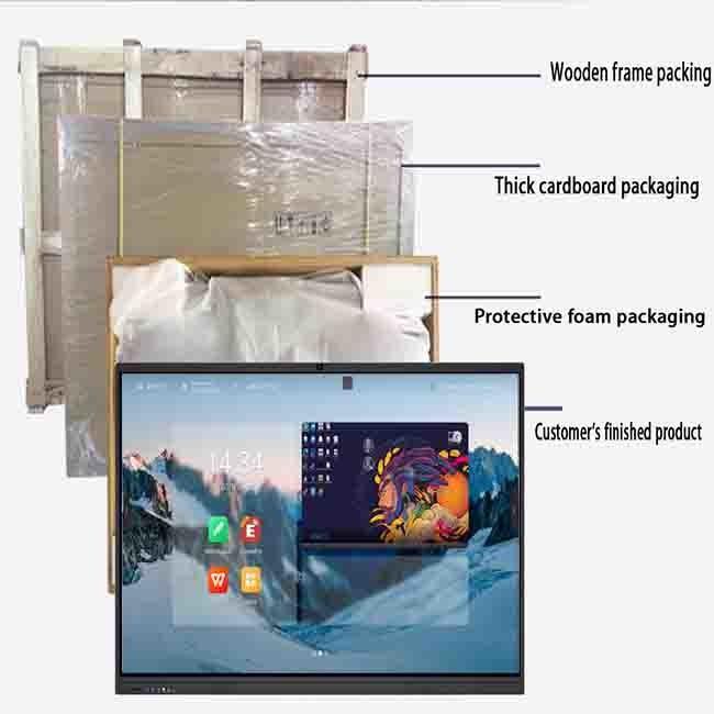 Interactive touch screen with accessories