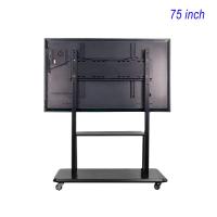 China 75 Inch Interactive Flat Panel Touch Screen Board with 4K UHD Display, 20-Point Touch, and Android 13 System for Education for sale