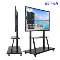 China 85-inch 4K Interactive Smart Board with 20-Point Touch and 50,000 Hour Lifespan for Classroom and Conference Use for sale