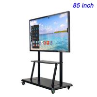 China 85-inch 4K Interactive Smart Board with 20-Point Touch and 50,000 Hour Lifespan for Classroom and Conference Use for sale