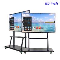 China 85-inch 4K Interactive Smart Board with 20-Point Touch and 50,000 Hour Lifespan for Classroom and Conference Use for sale