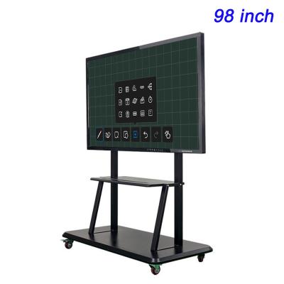 China 3840×2160 98 Inch Lcd Interactive Whiteboard 300-350cd/m2 For Presentations Meetings for sale