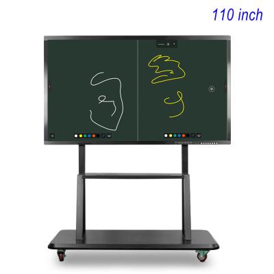 China 110in Interactive LCD Touch Screen 4K 3840*2160 Touch Screen Classroom Board Ultra HD for sale