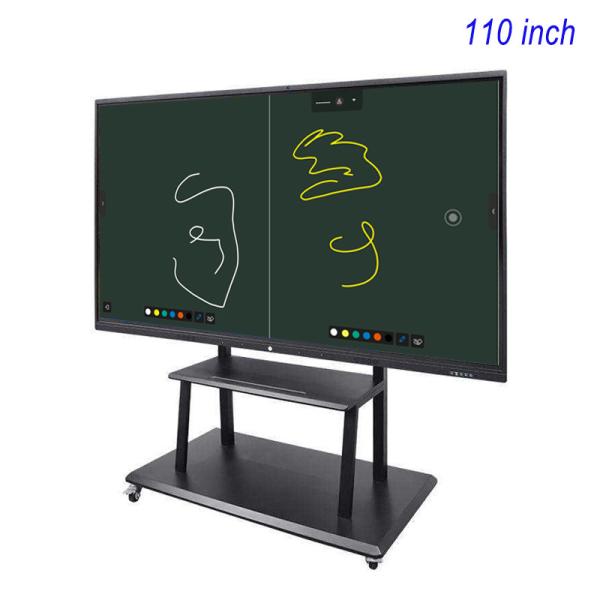 Quality 110in Interactive LCD Touch Screen 4K 3840*2160 Touch Screen Classroom Board for sale