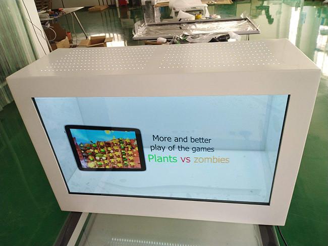 Transparent LCD Display Box at trade show