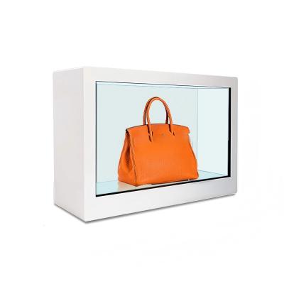 China Retail 10 Point Touch Transparent LCD Screen Infrared Transparent LCD Display for sale