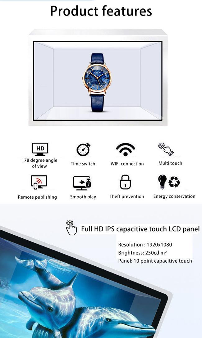 LCD display in retail environment