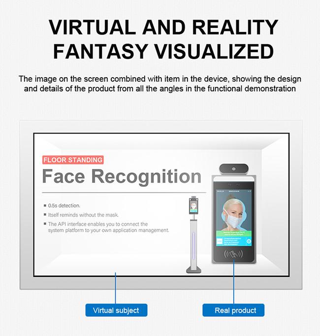 Close-up of transparent LCD technology
