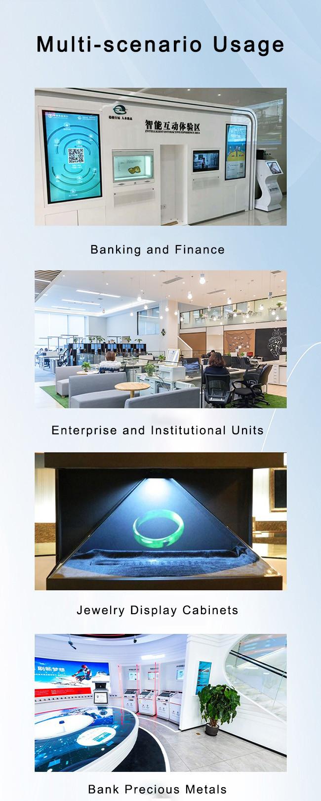 Transparent LCD showcase technical details