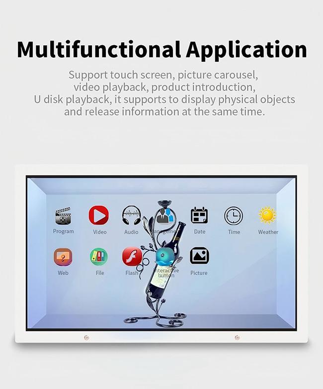 Transparent LCD Display touchscreen interface