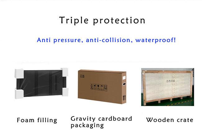 Interactive display showing sports equipment details