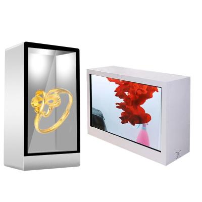 China Transparent LCD Screen Box 32" 43" 49" 55" 65" High Resolution Touchscreen for sale