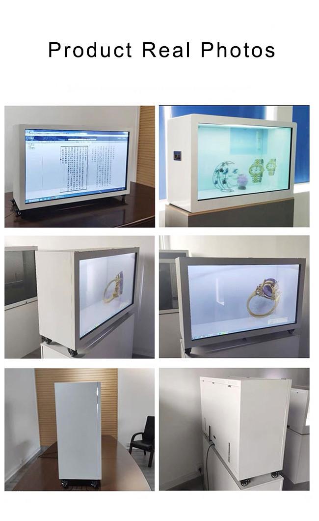 Premium showroom installation of Transparent LCD Display