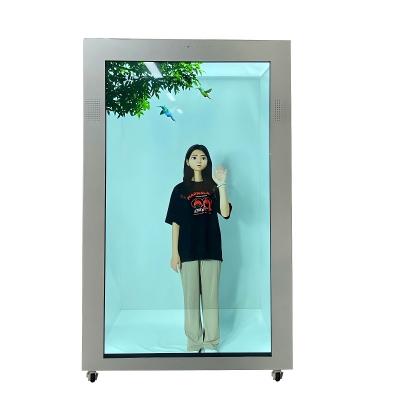 China Multi Language  Advertising Transparent Tft Display WiFi Transparent LCD Display Case for sale