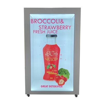 China Multi Language  Advertising Transparent Tft Display WiFi Transparent LCD Display Case for sale