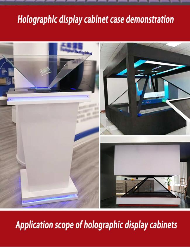 Interactive holographic display in retail environment